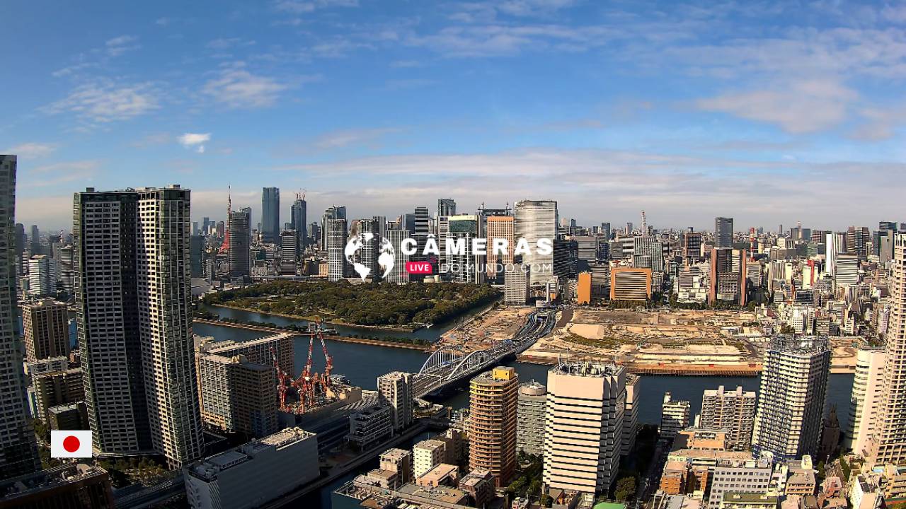 Kachidoki sunset view, Tokyo | Live webcams