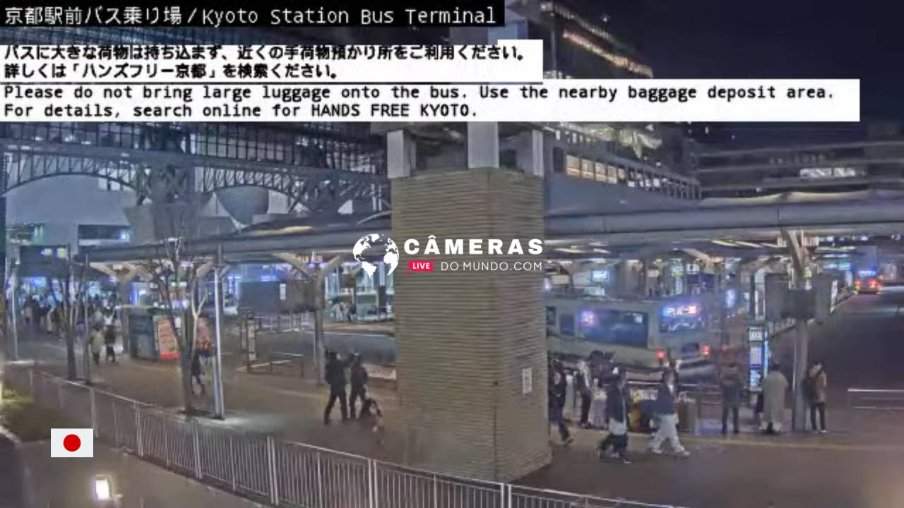 Live webcam Kyoto Station Bus Terminal, Kyoto, Japan | Live webcams