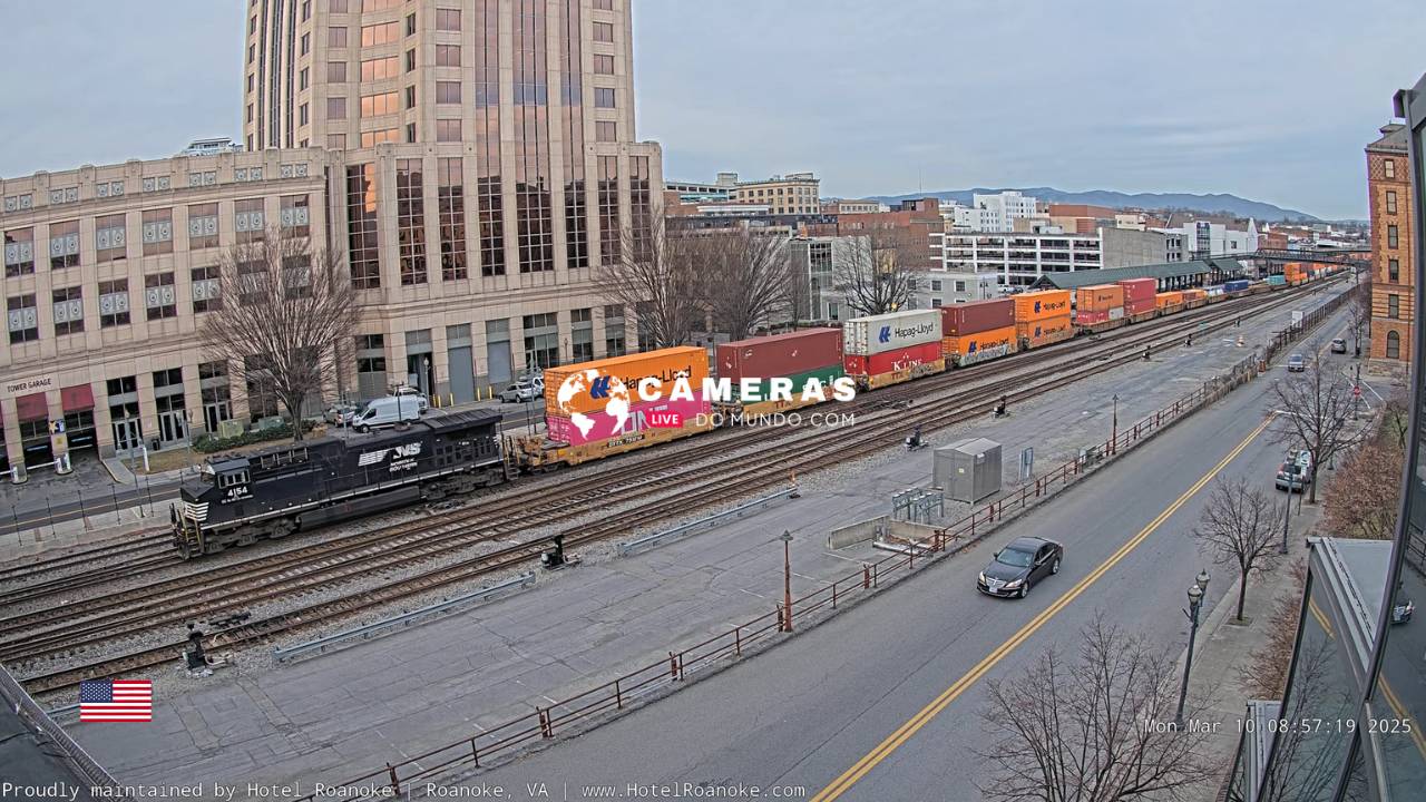 Live Webcam Roanoke Rail Train Station Can, Virginia, USA | Live webcams