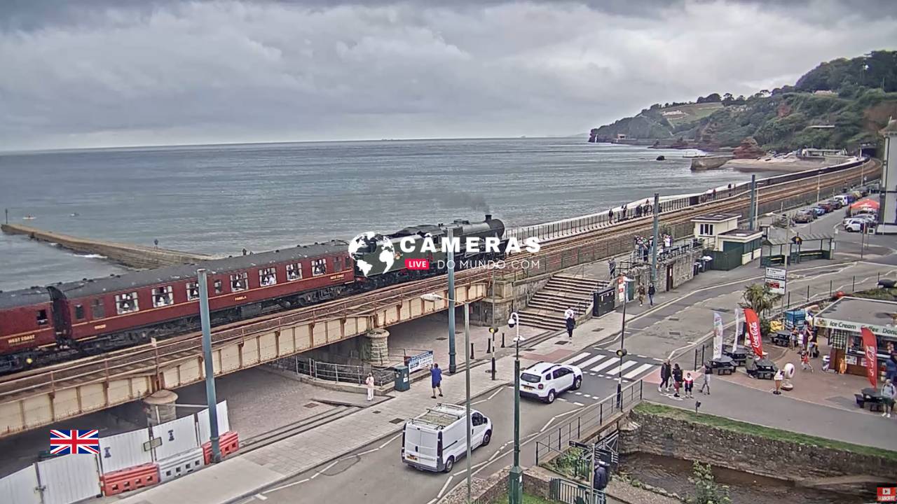 Live Sea Breeze Cam, Dawlish, Devon, England | Live webcams